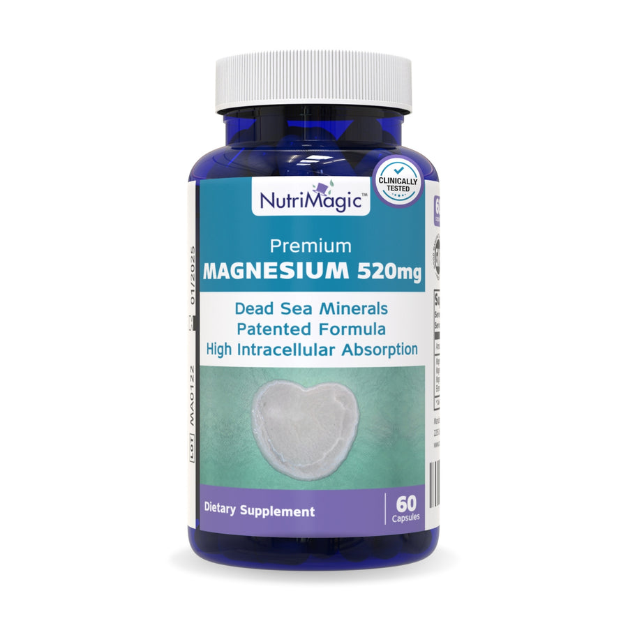 Pure High Absorption Magnesium 520mg From The Dead Sea - 139% RDV ...